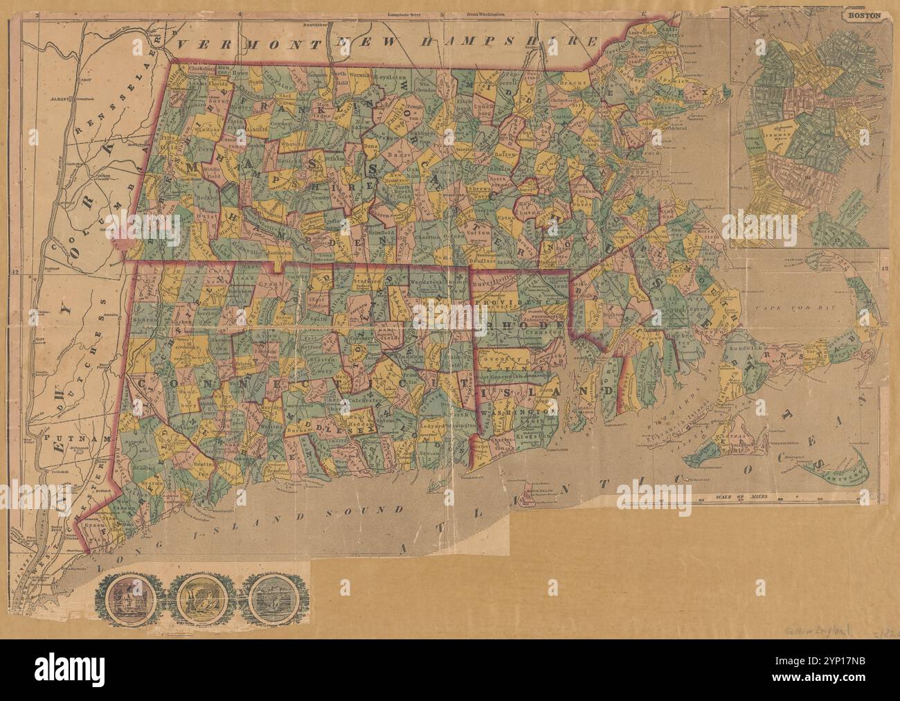 Map of southern england hi-res stock photography and images - Alamy