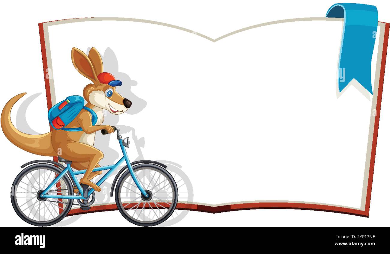 Kangaroo bicycle Stock Vector Images - Alamy