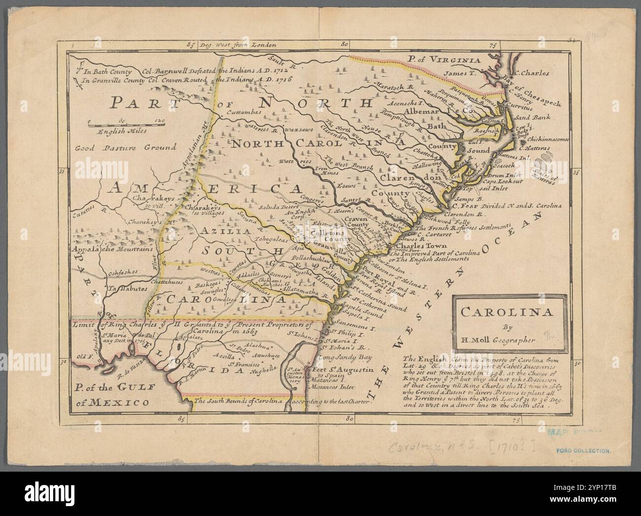 Map of georgia 1736 hi-res stock photography and images - Alamy