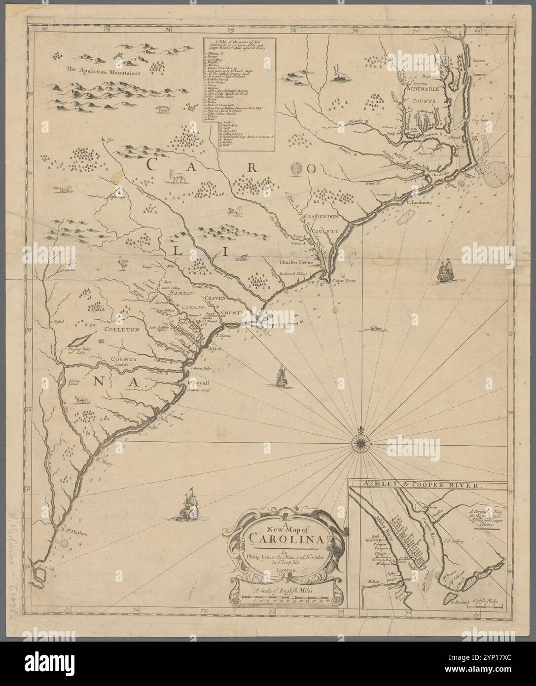 Map of america 1700 hi-res stock photography and images - Alamy
