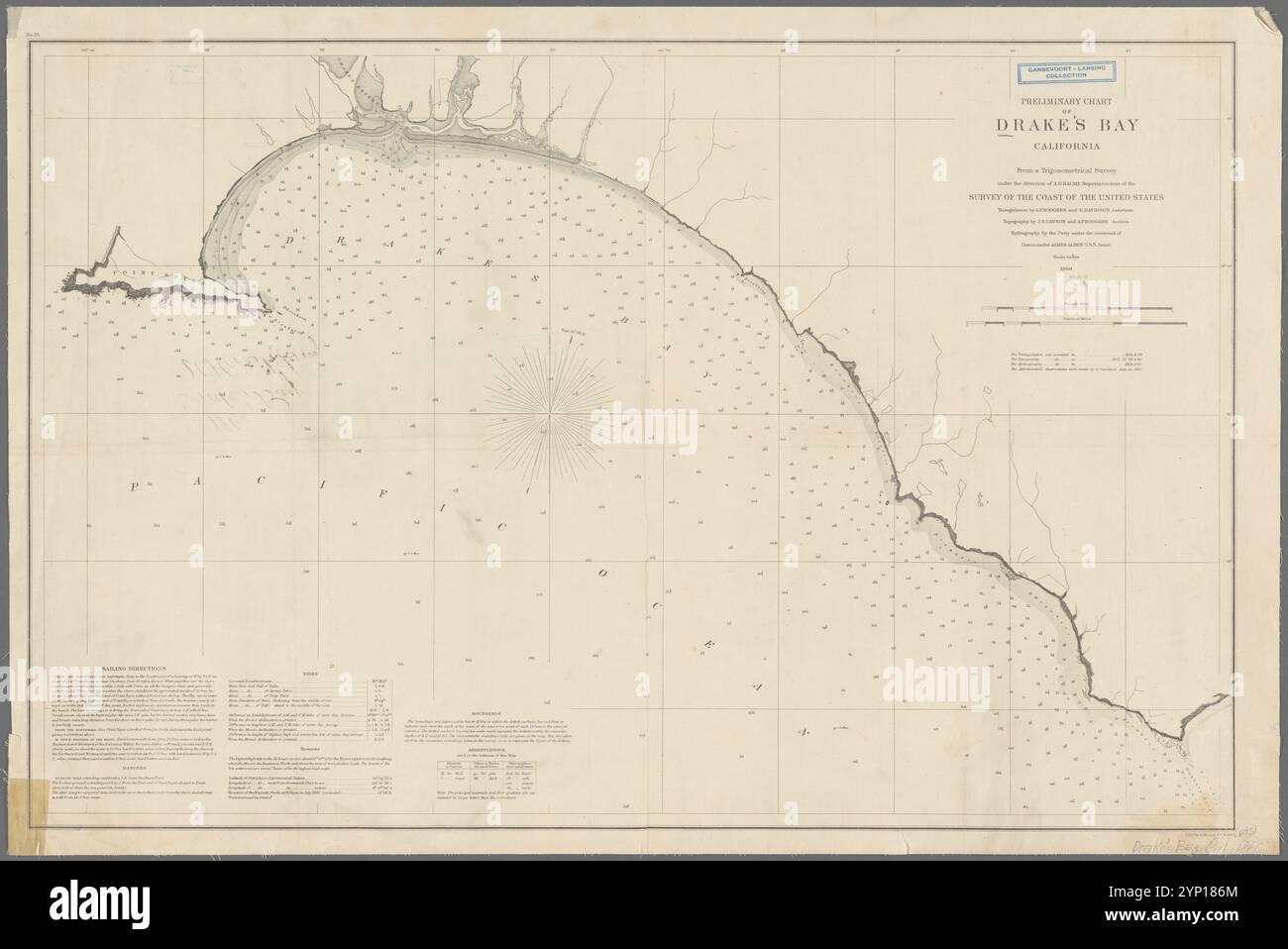 Drakes bay map hi-res stock photography and images - Alamy