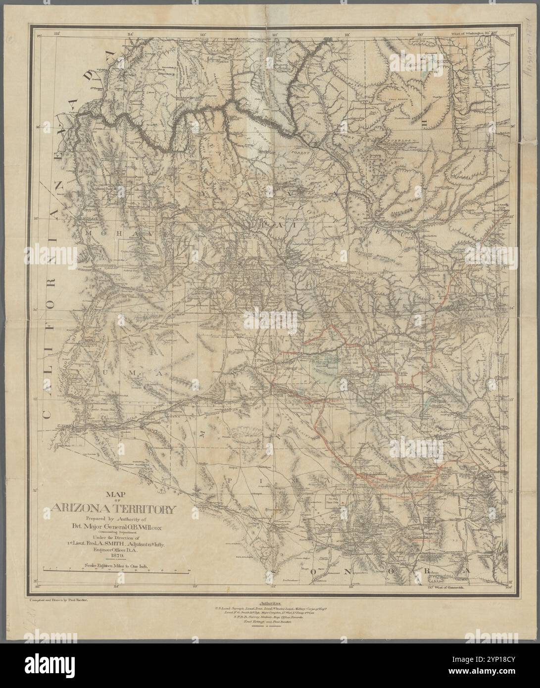 Willcox arizona map hi-res stock photography and images - Alamy