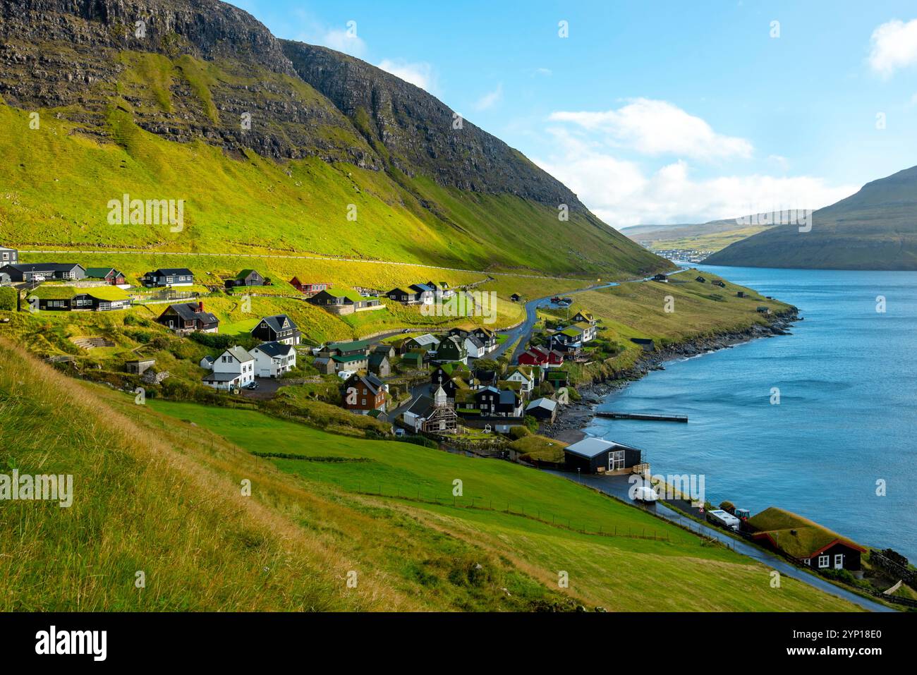 Town of Bour - Faroe Islands Stock Photo - Alamy