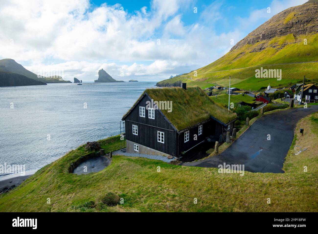 Town of Bour - Faroe Islands Stock Photo - Alamy