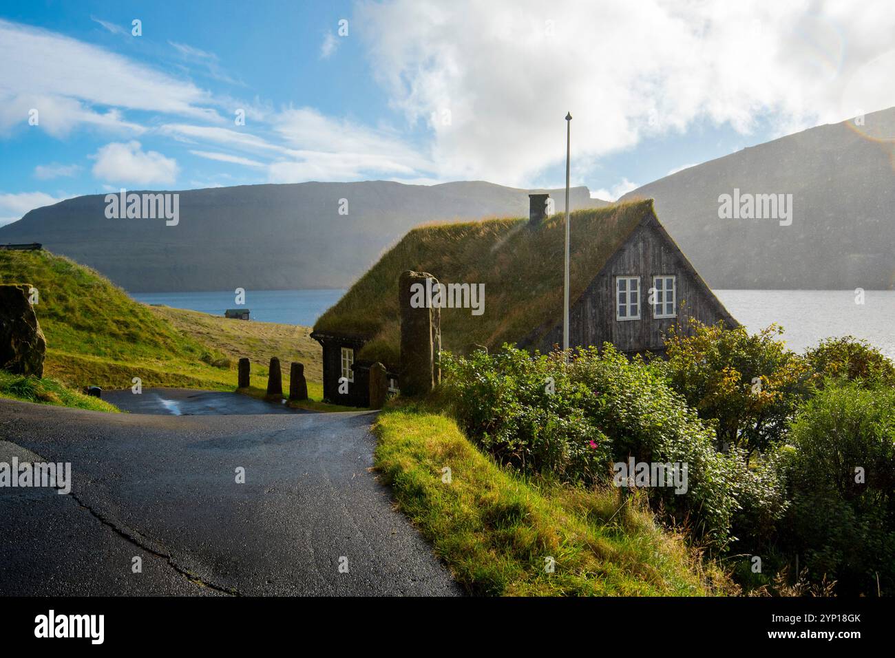 Town of Bour - Faroe Islands Stock Photo - Alamy