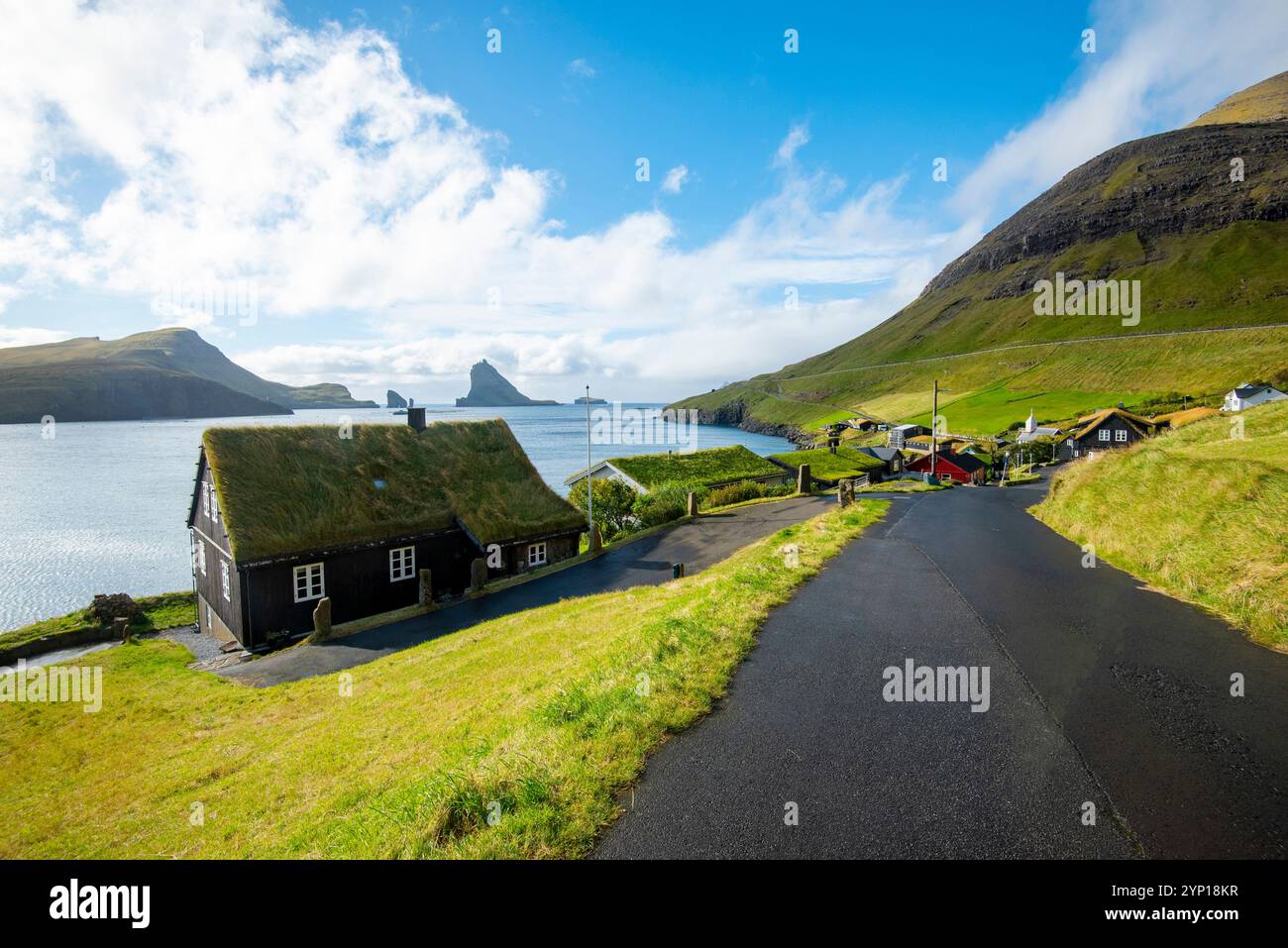 Town of Bour - Faroe Islands Stock Photo - Alamy