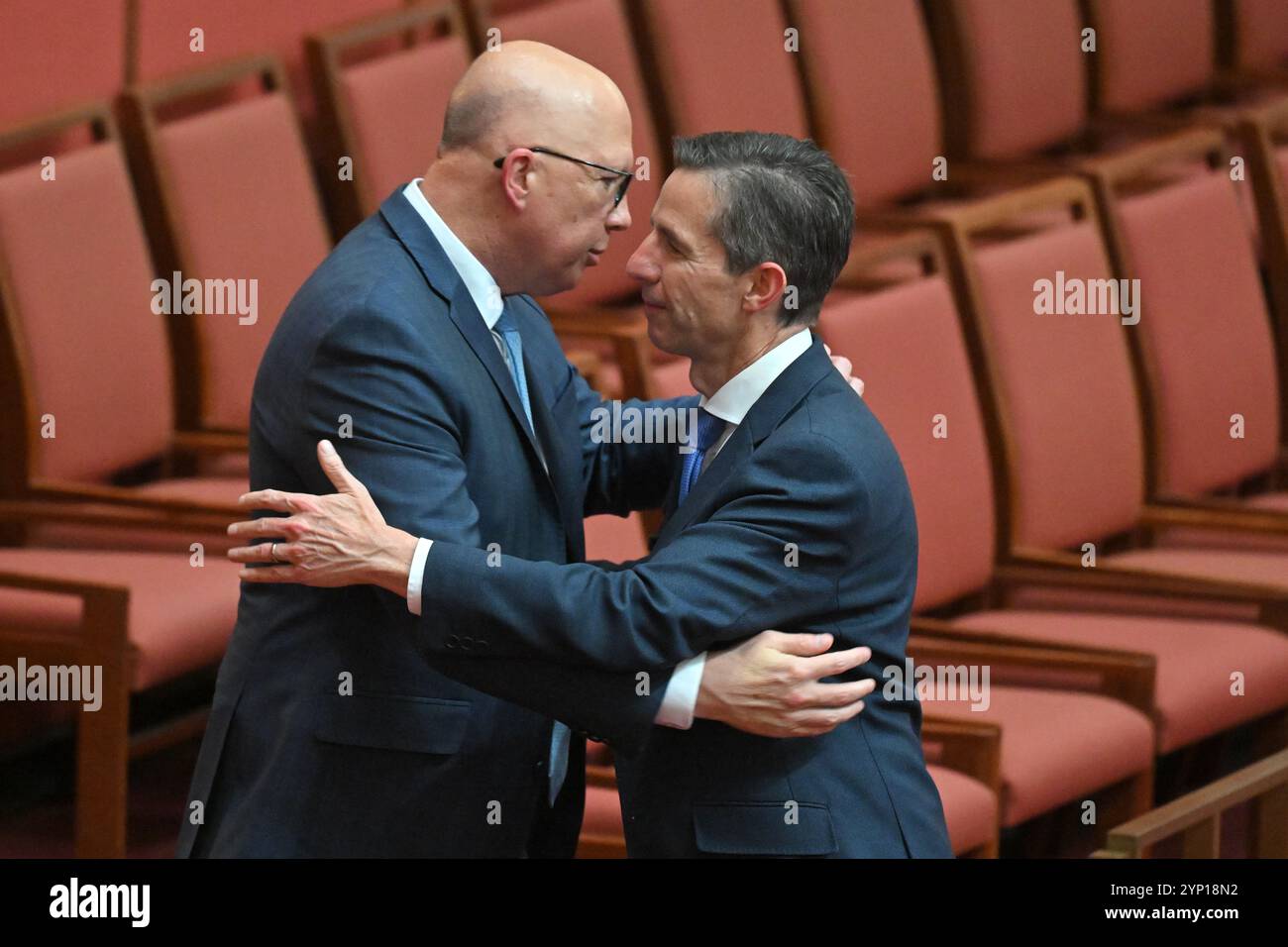 Canberra, Australia. 28th Nov, 2024. Leader of the Opposition Peter ...