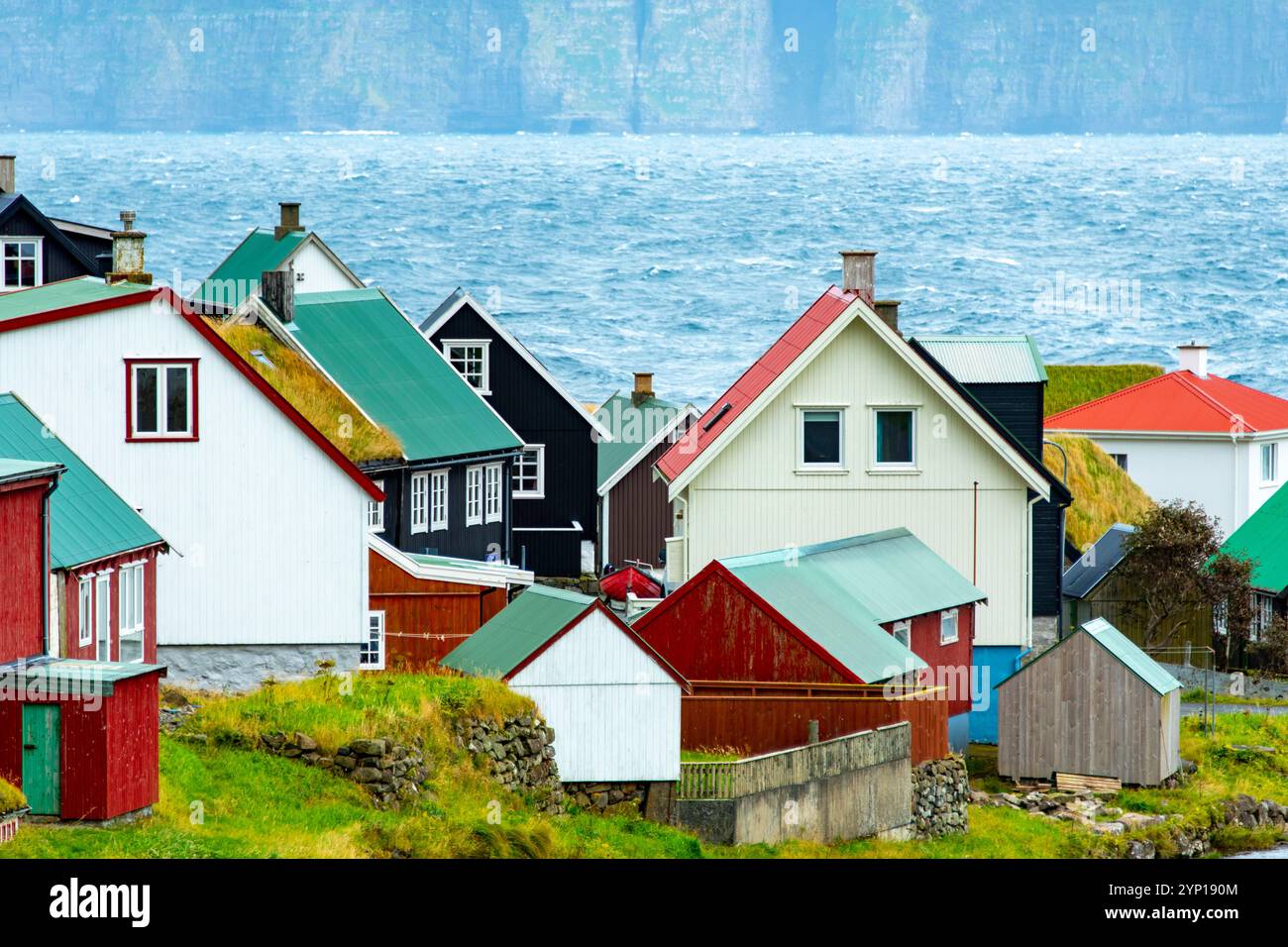 Gjogv Village - Faroe Islands Stock Photo - Alamy