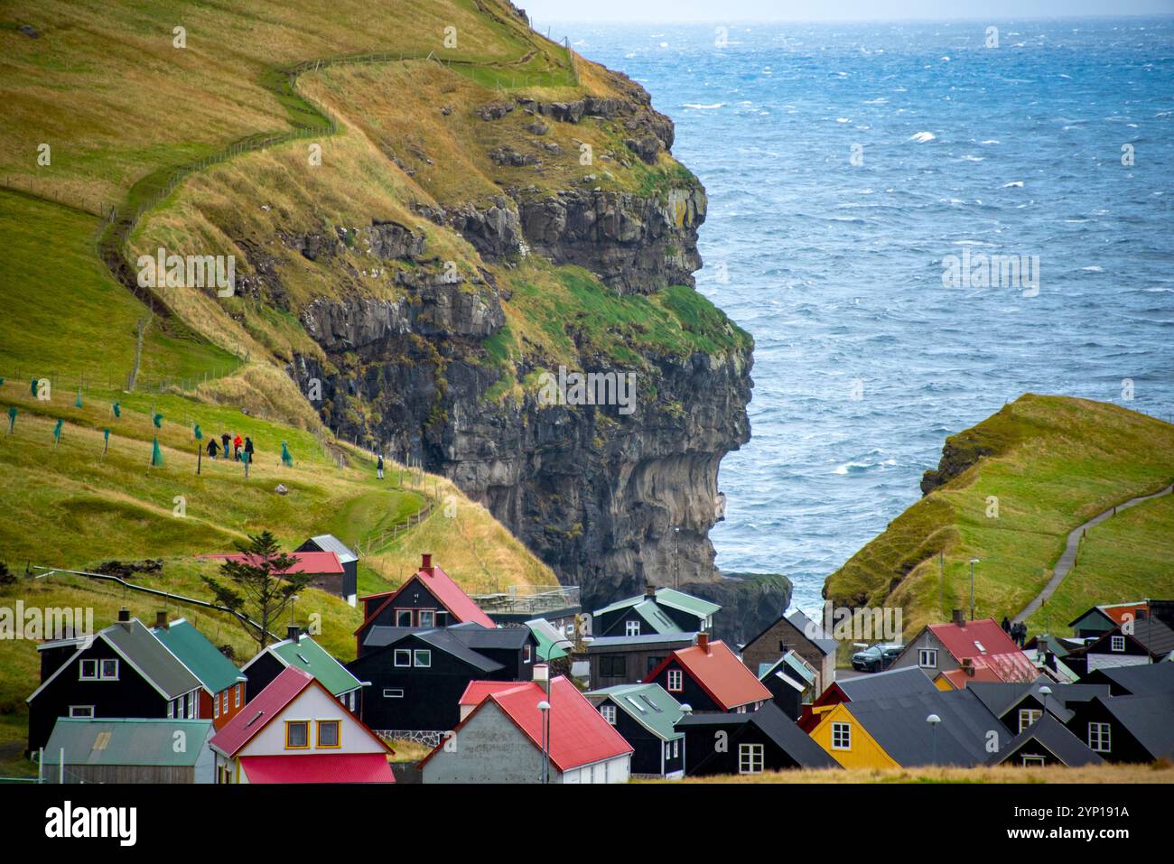 Gjogv Village - Faroe Islands Stock Photo - Alamy