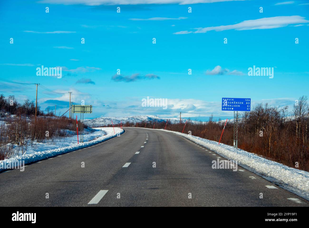 European Route E10 - Sweden Stock Photo - Alamy
