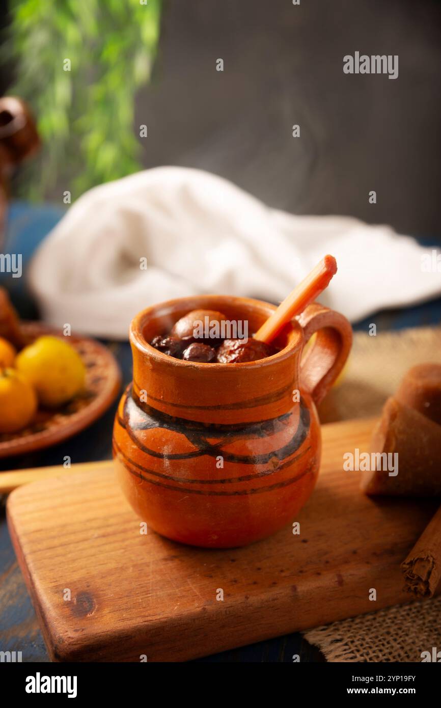 Mexican Christmas fruit punch. In Mexico it's called Ponche, is a hot ...