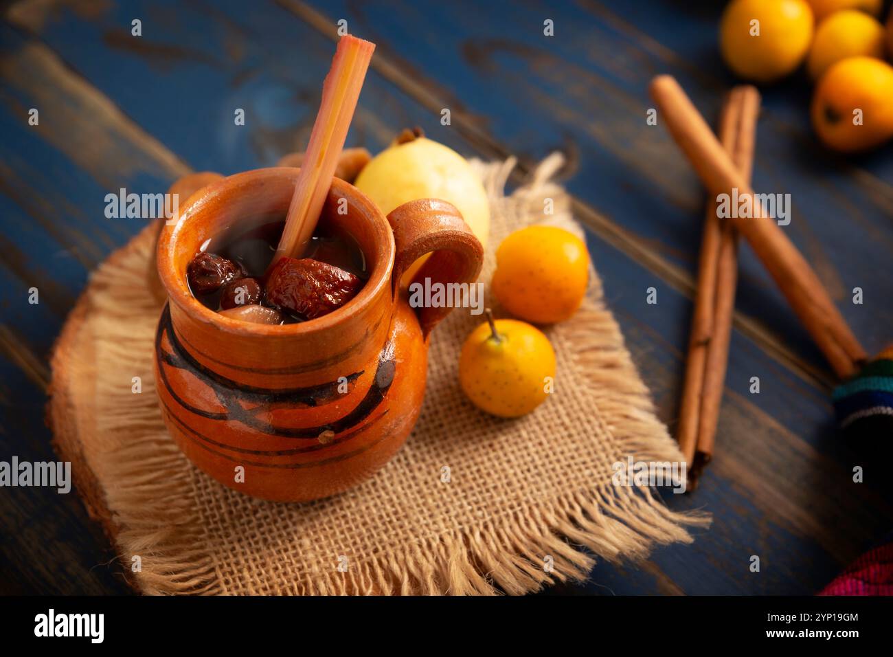 Mexican Christmas fruit punch. In Mexico it's called Ponche, is a hot ...