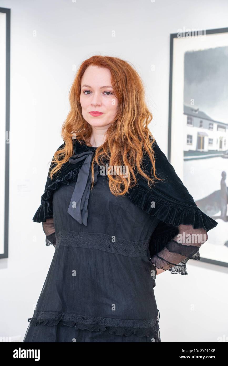 Vienna, Austria, on 27 November 2024. Exhibition opening Vernissage "sometimes" - first solo ...