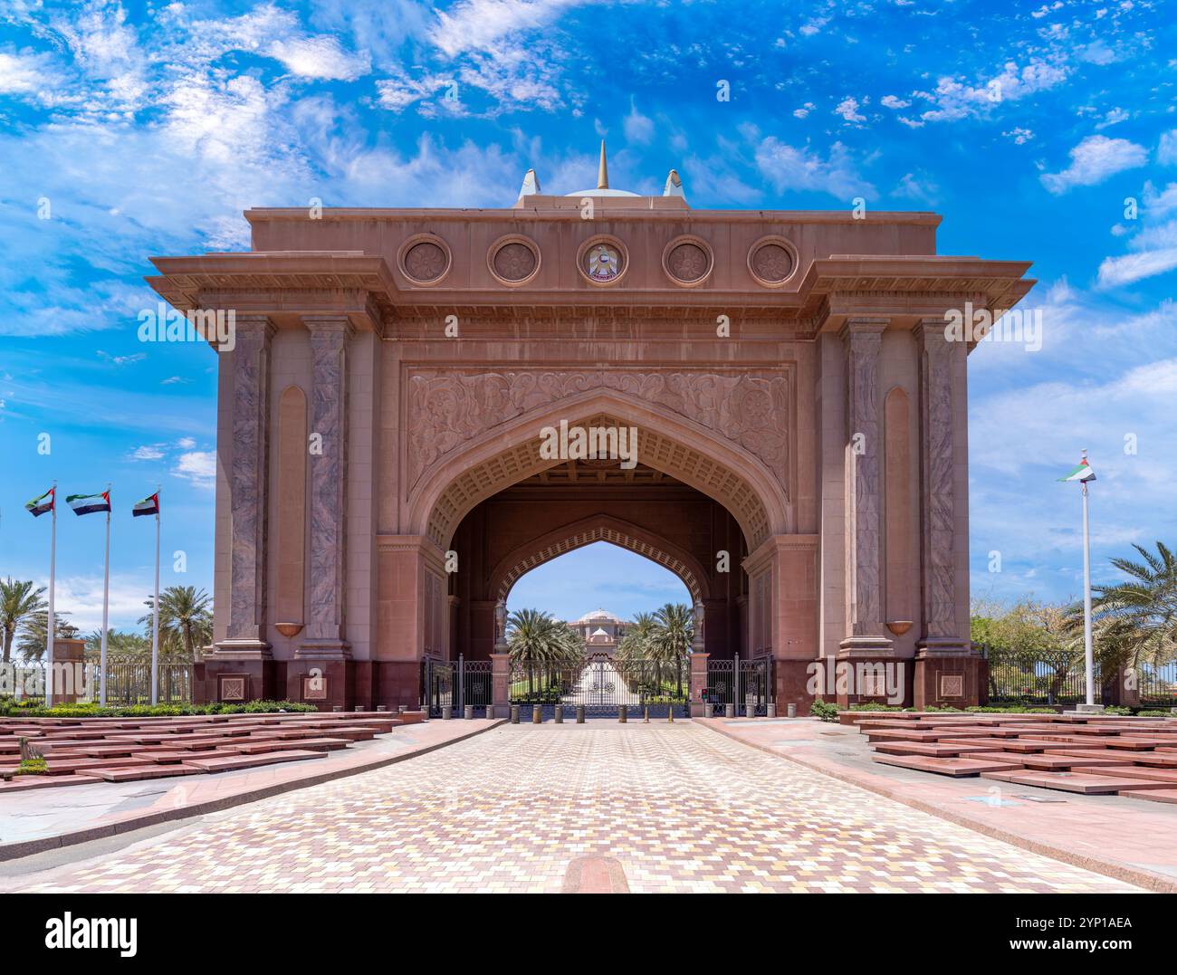 UAE, United Arab Emirates, Abu Dhabi typical traditional arab ...