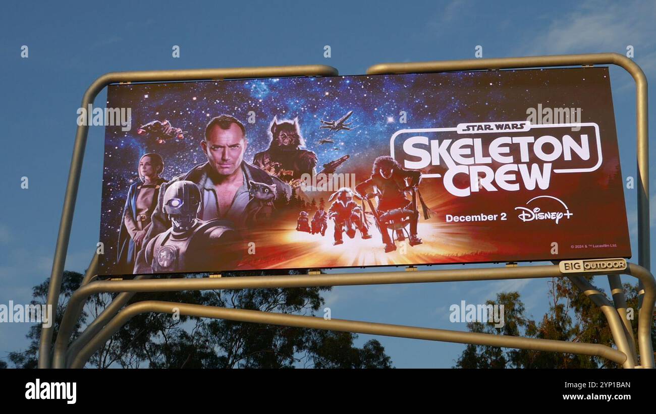 Los Angeles, California, USA 27th November 2024 Star Wars Skeleton Crew ...