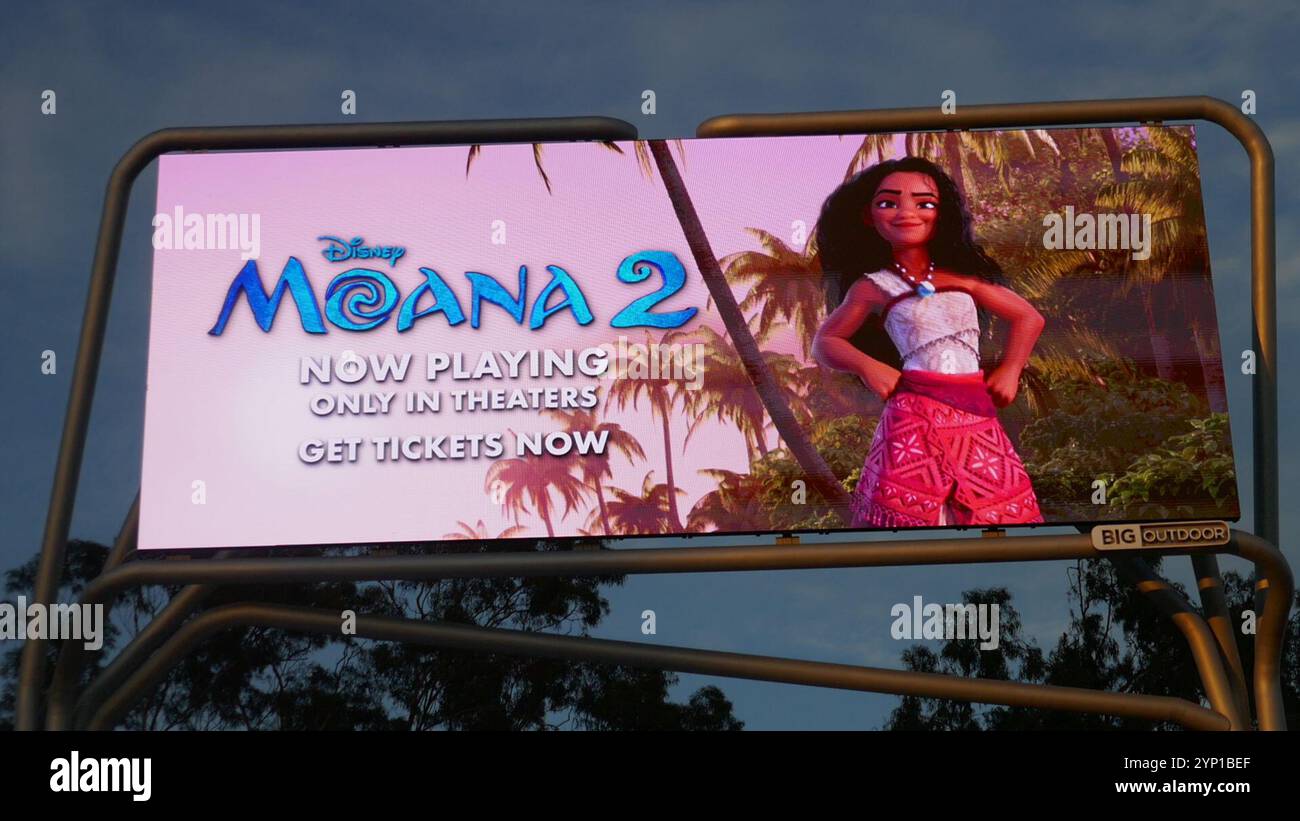 Los Angeles, California, USA 27th November 2024 Disney Moana 2 ...