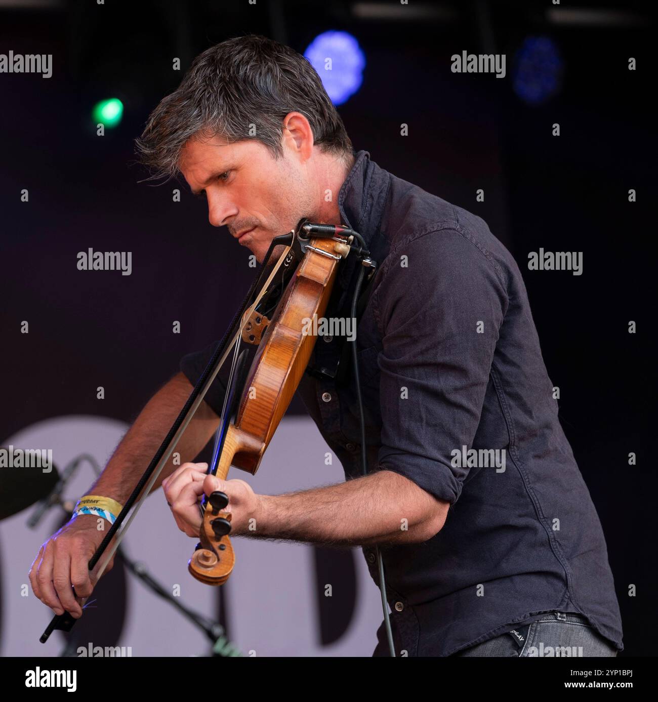 seth lakeman preforming at Wychwood Music Festival 2024, Cheltenham ...