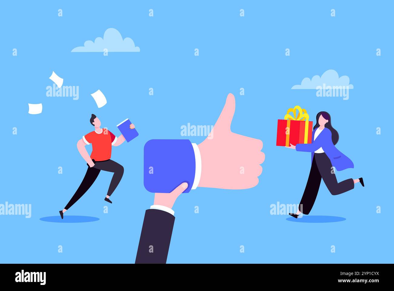 Customer feedback, employee or client satisfaction rating review Stock ...