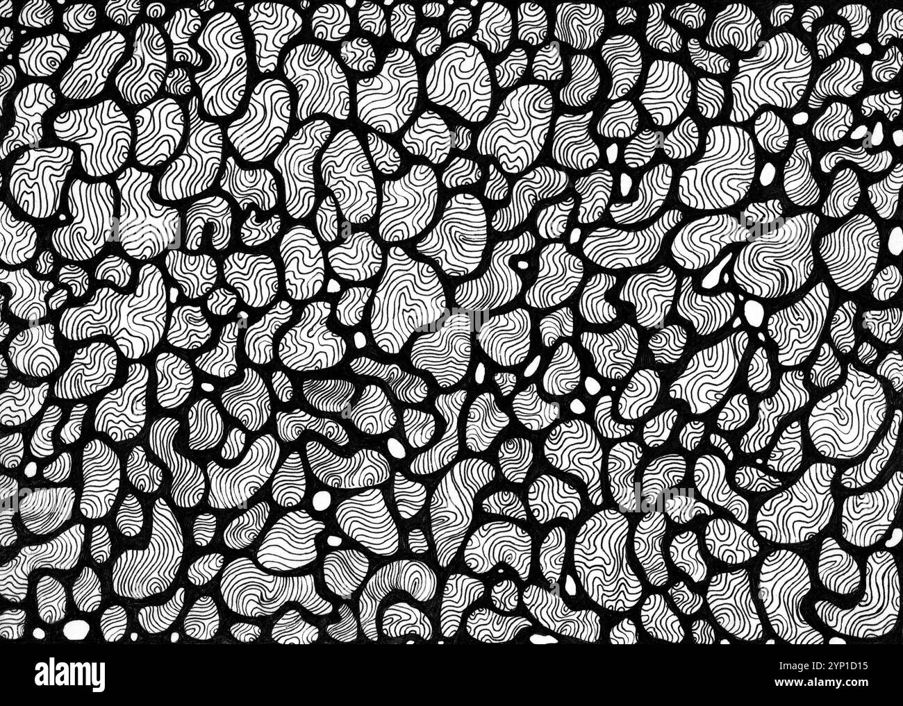 Textured abstract background. Filled with spots of various shapes and ...