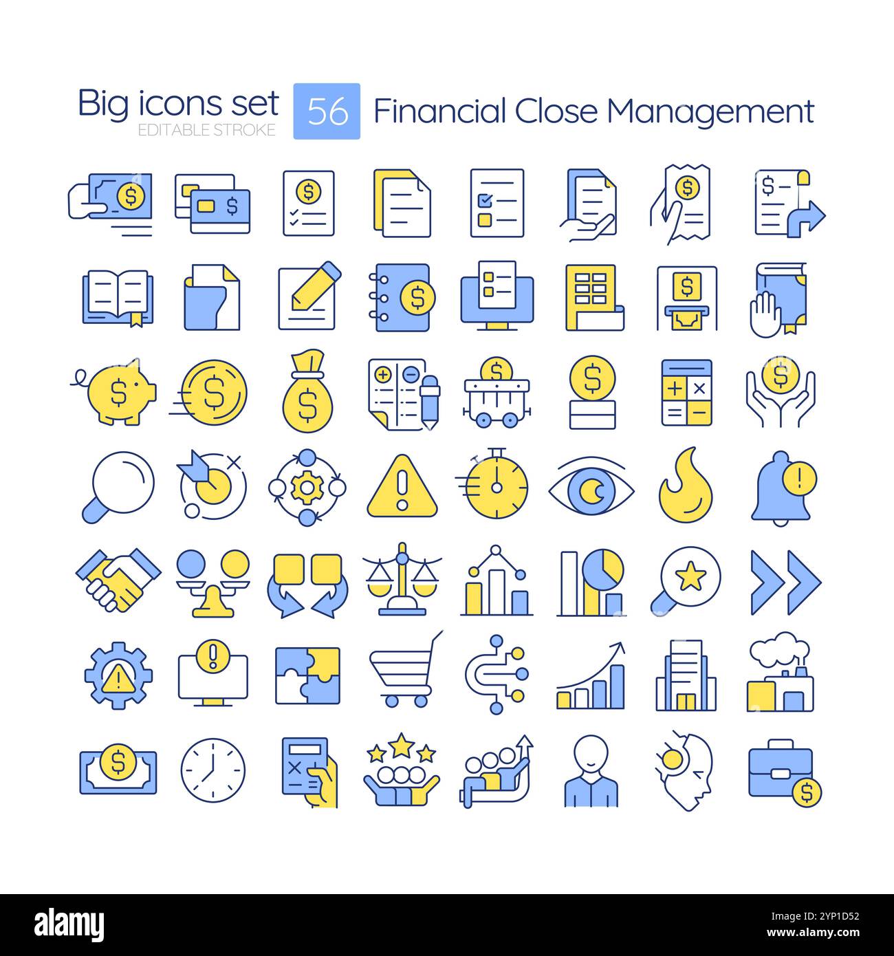 Documents icons set cartoon Cut Out Stock Images & Pictures - Alamy