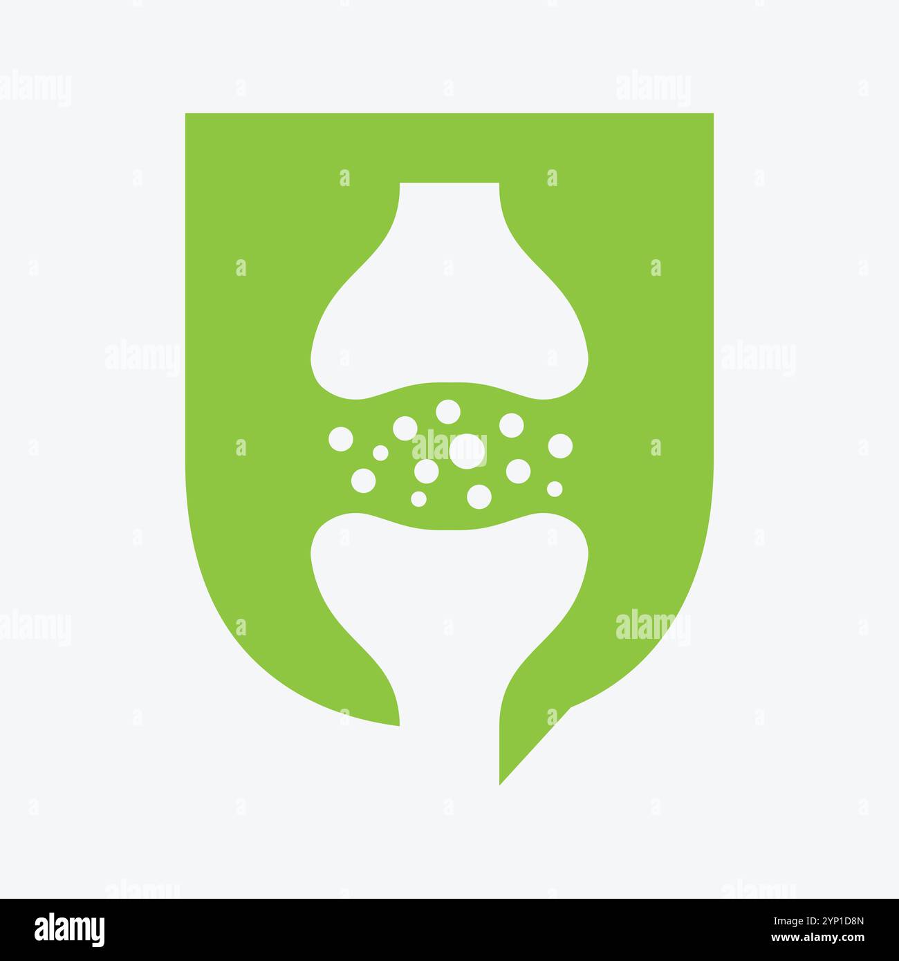Initial Letter U Knee Joint Bone Logo For Medical and Health Symbol ...