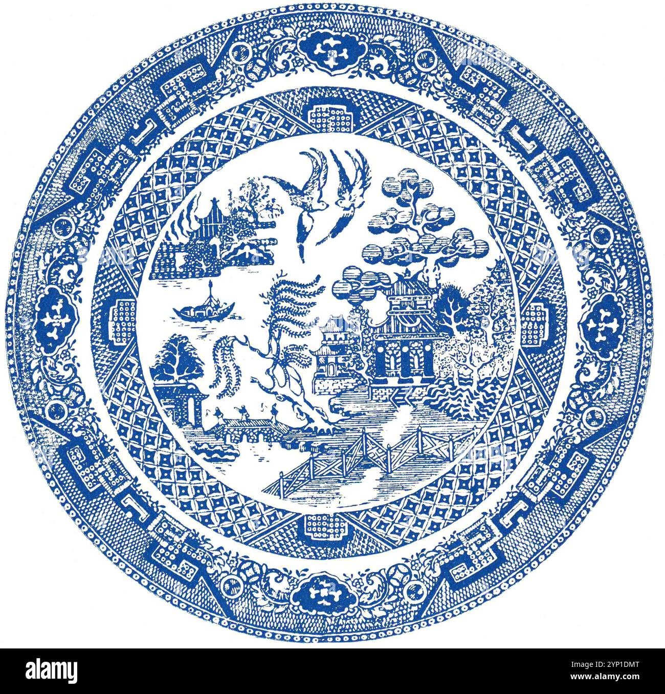 Willow Pattern (China Stock Photo - Alamy