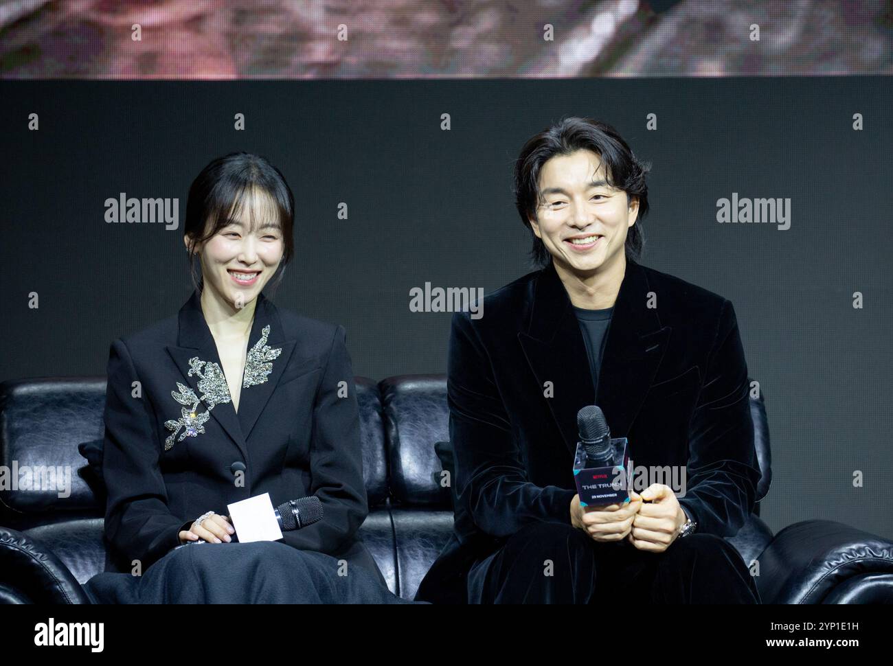Seo Hyun-Jin and Gong Yoo, Nov 26, 2024 : Cast members Seo Hyun-Jin and ...