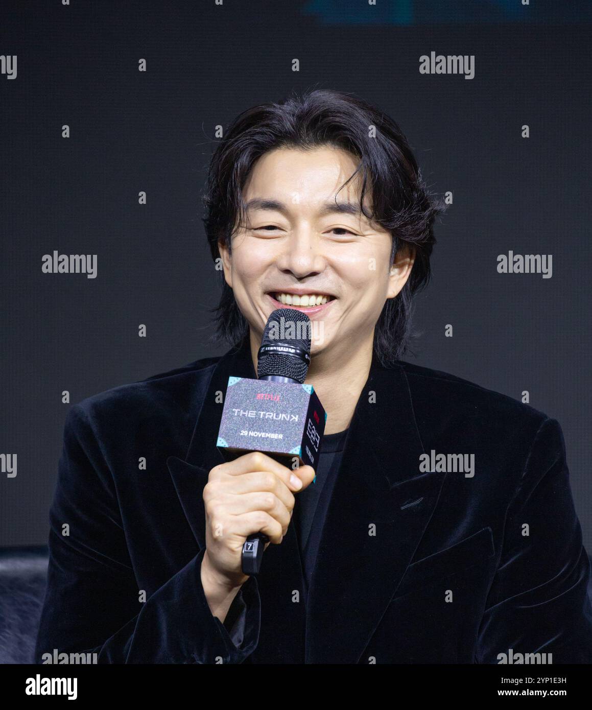 Gong Yoo, Nov 26, 2024 : Actor Gong Yoo at a press conference for ...