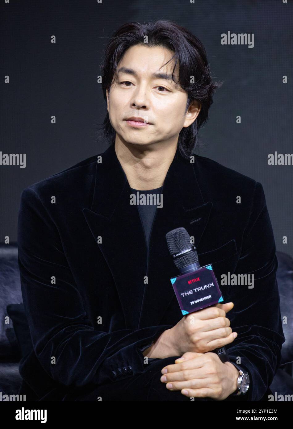Gong Yoo, Nov 26, 2024 : Actor Gong Yoo at a press conference for ...