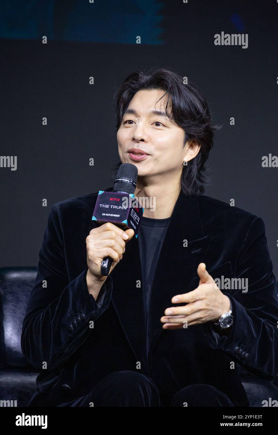 Gong Yoo, Nov 26, 2024 : Actor Gong Yoo at a press conference for ...