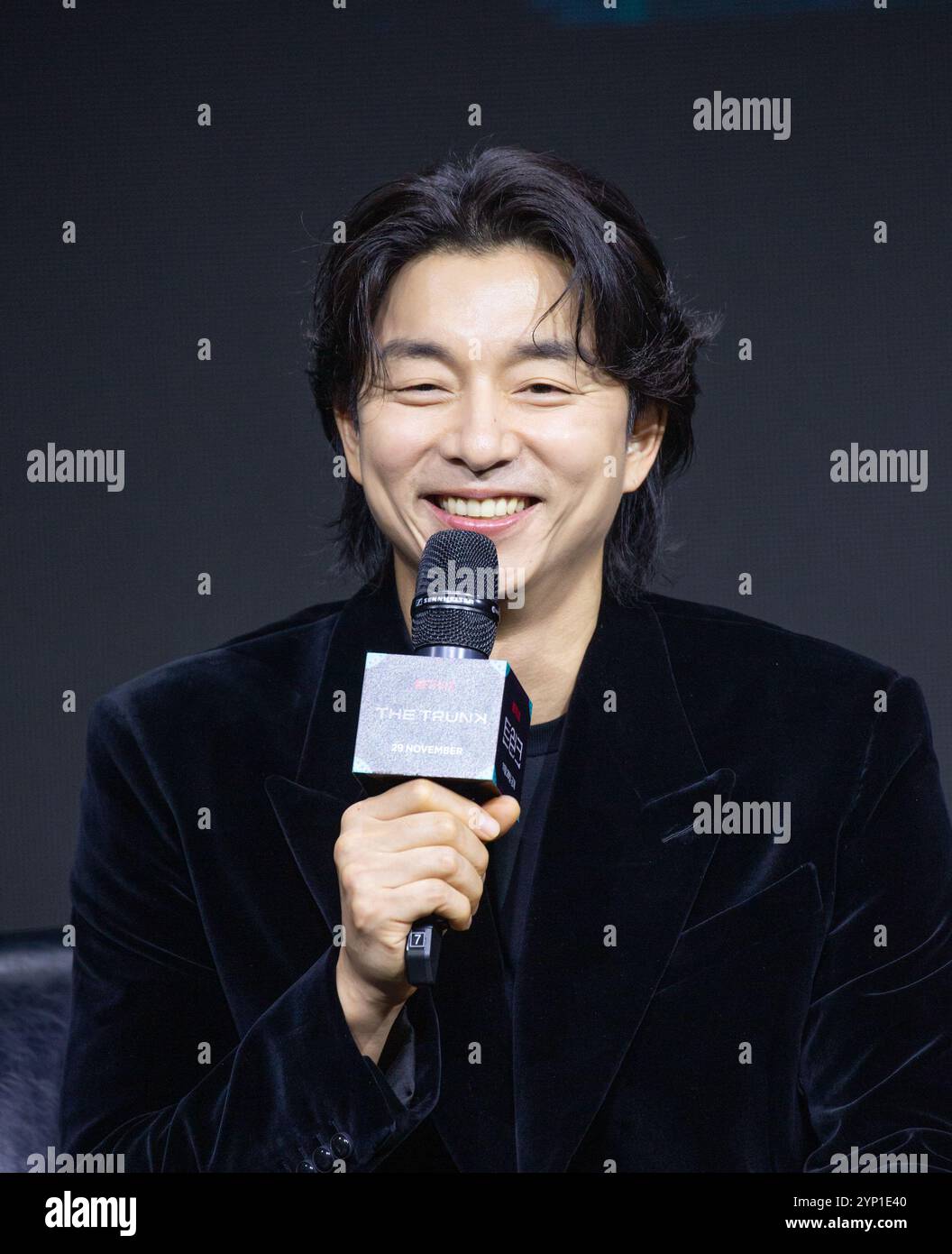 Gong Yoo, Nov 26, 2024 : Actor Gong Yoo at a press conference for ...