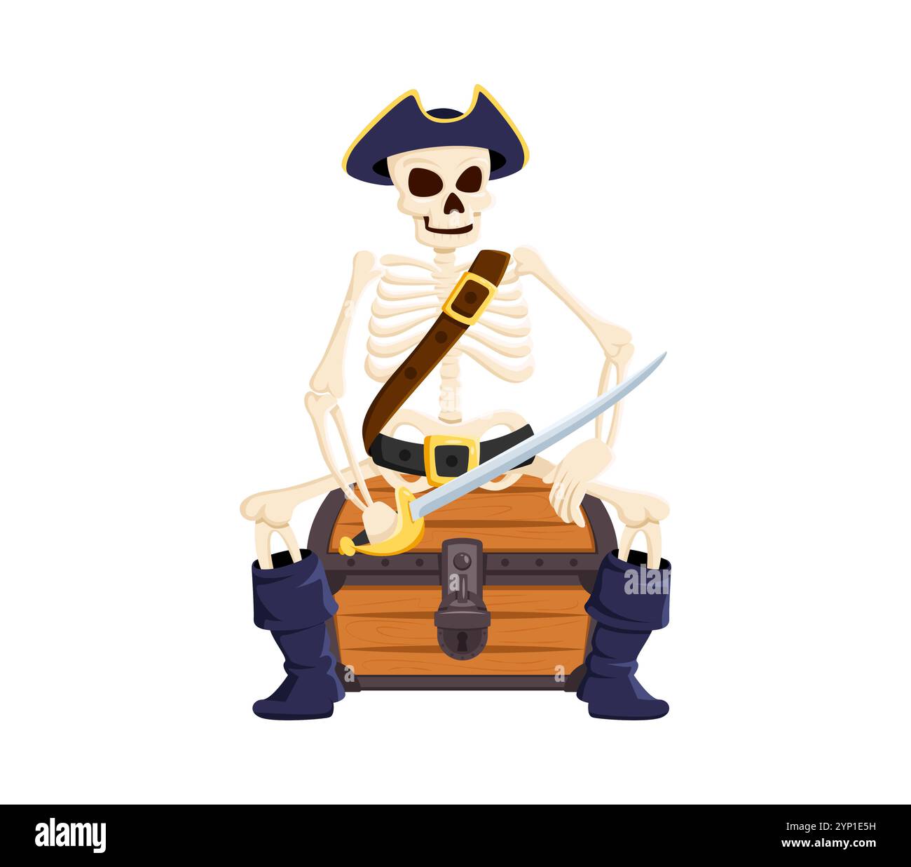 Chest treasure skeleton on hi-res stock photography and images - Alamy