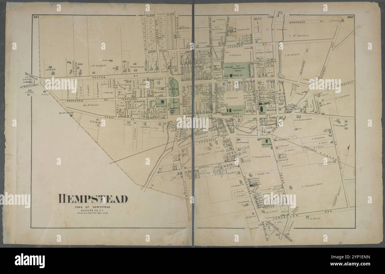 Beers map of hempstead hi-res stock photography and images - Alamy
