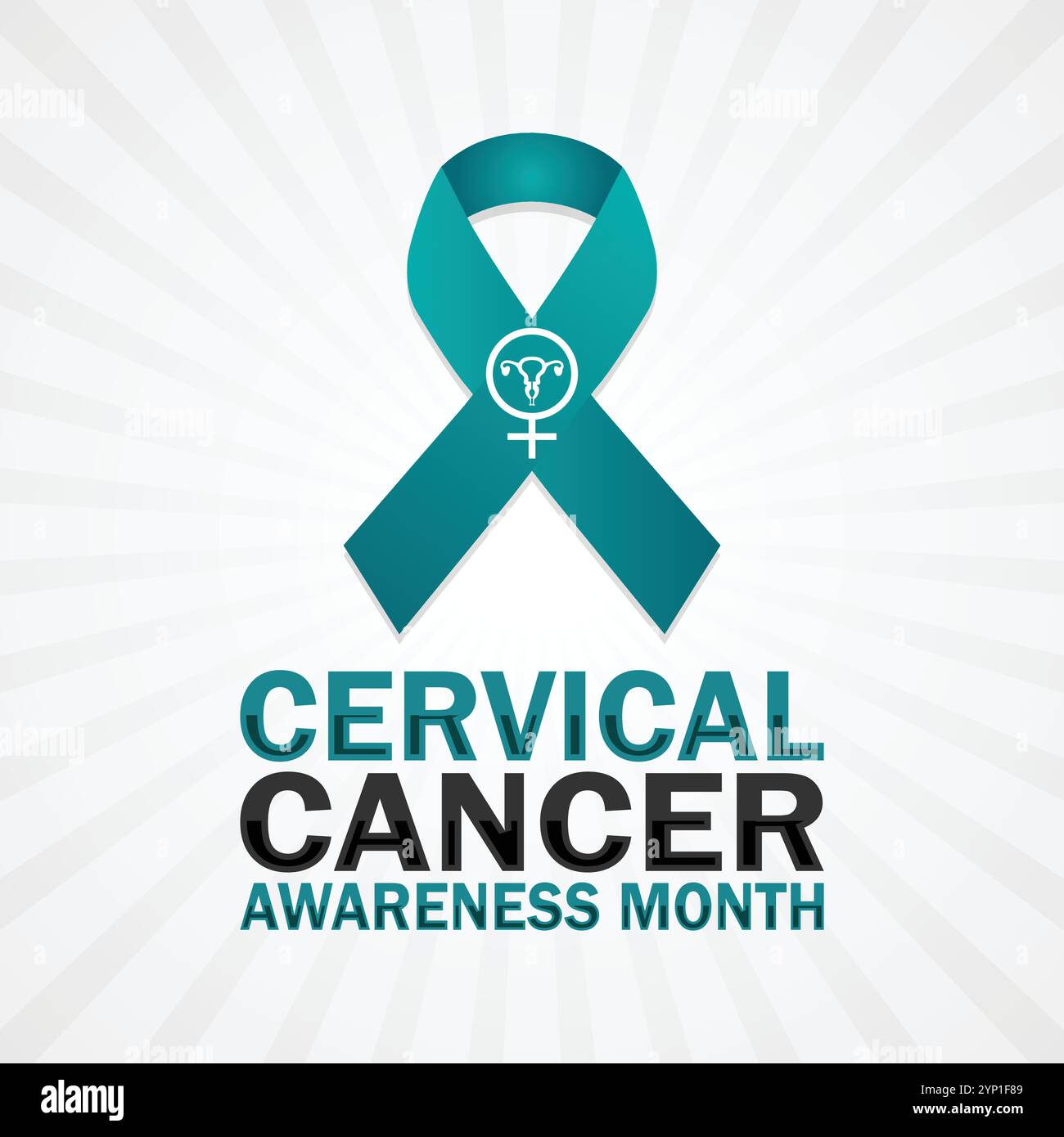 Cervical Cancer Awareness Month. Holiday concept. Template for background, banner, card, poster ...