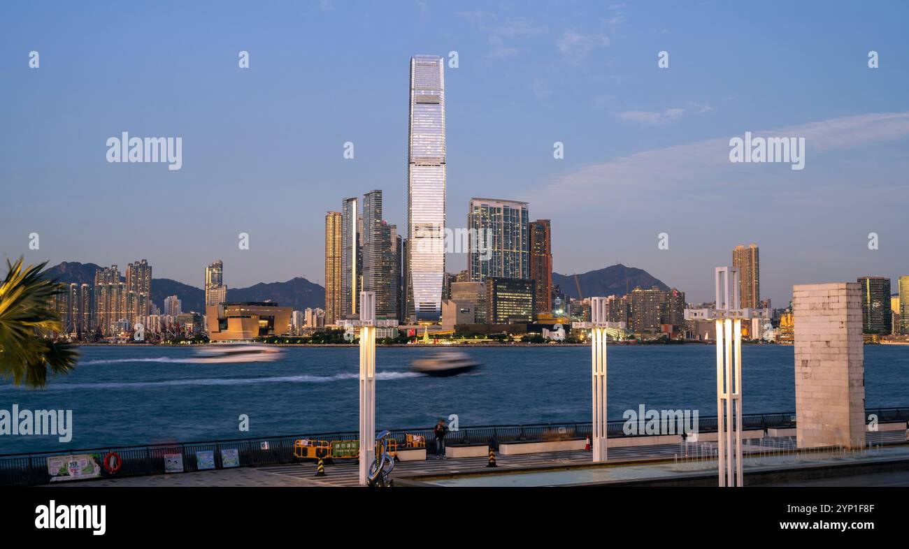 The newly opened Central and Western waterfront promenade, Hong Kong ...