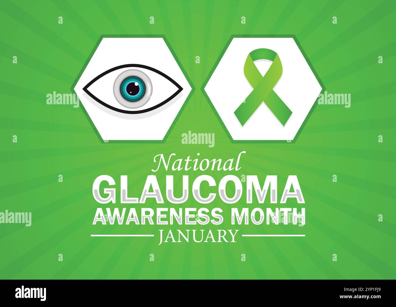 National Glaucoma Awareness Month January wallpaper with shapes and ...