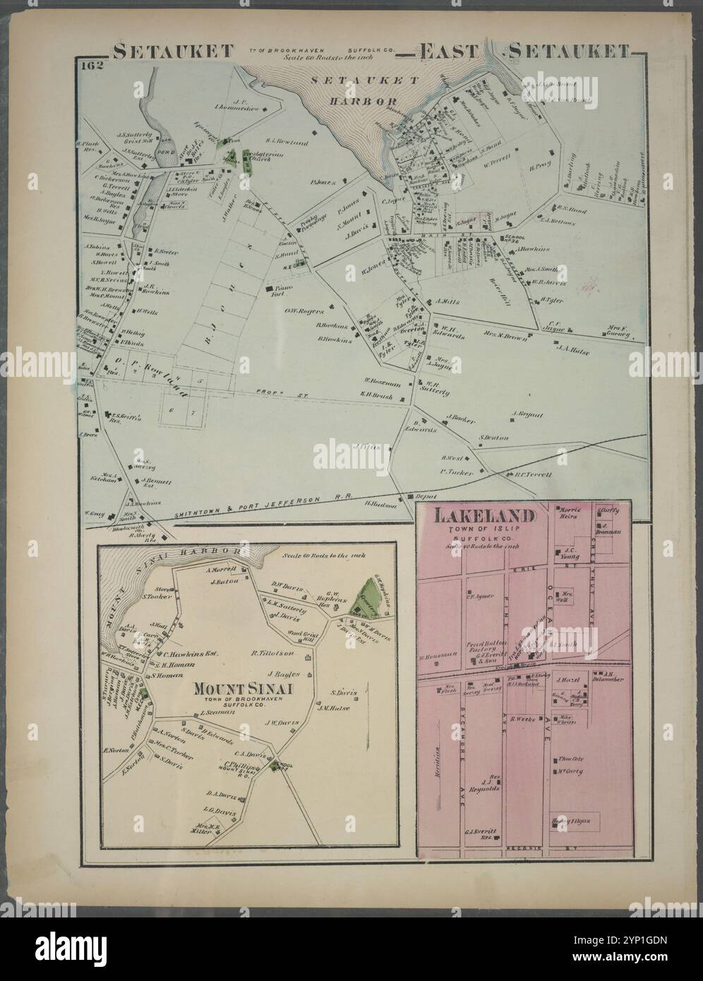 Map of mount sinai hi-res stock photography and images - Alamy