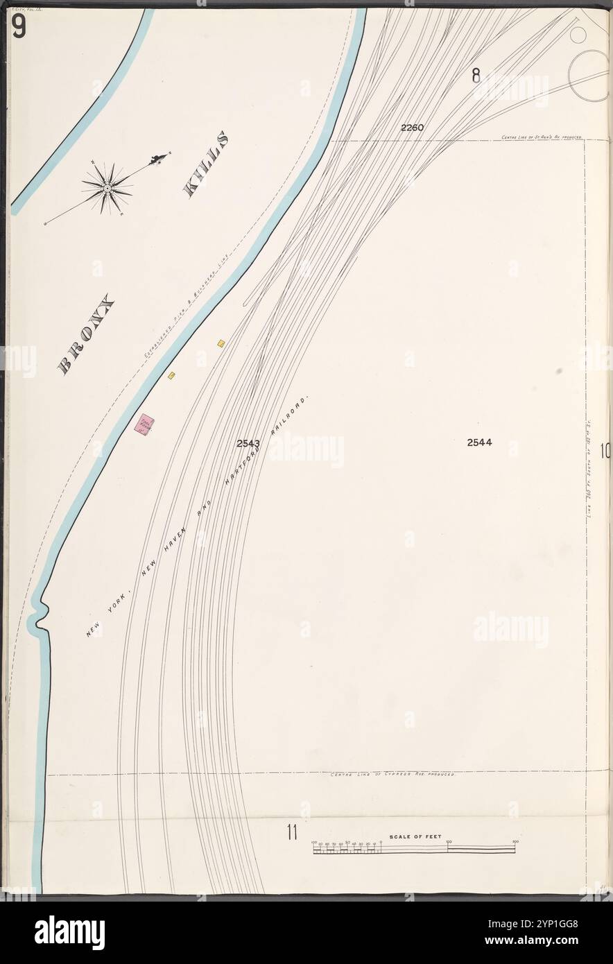 Map of bronx hi-res stock photography and images - Alamy