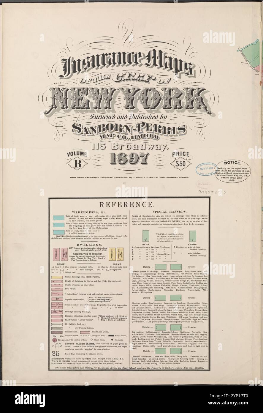 Insurance maps of the City of New York. Surveyed and published by ...