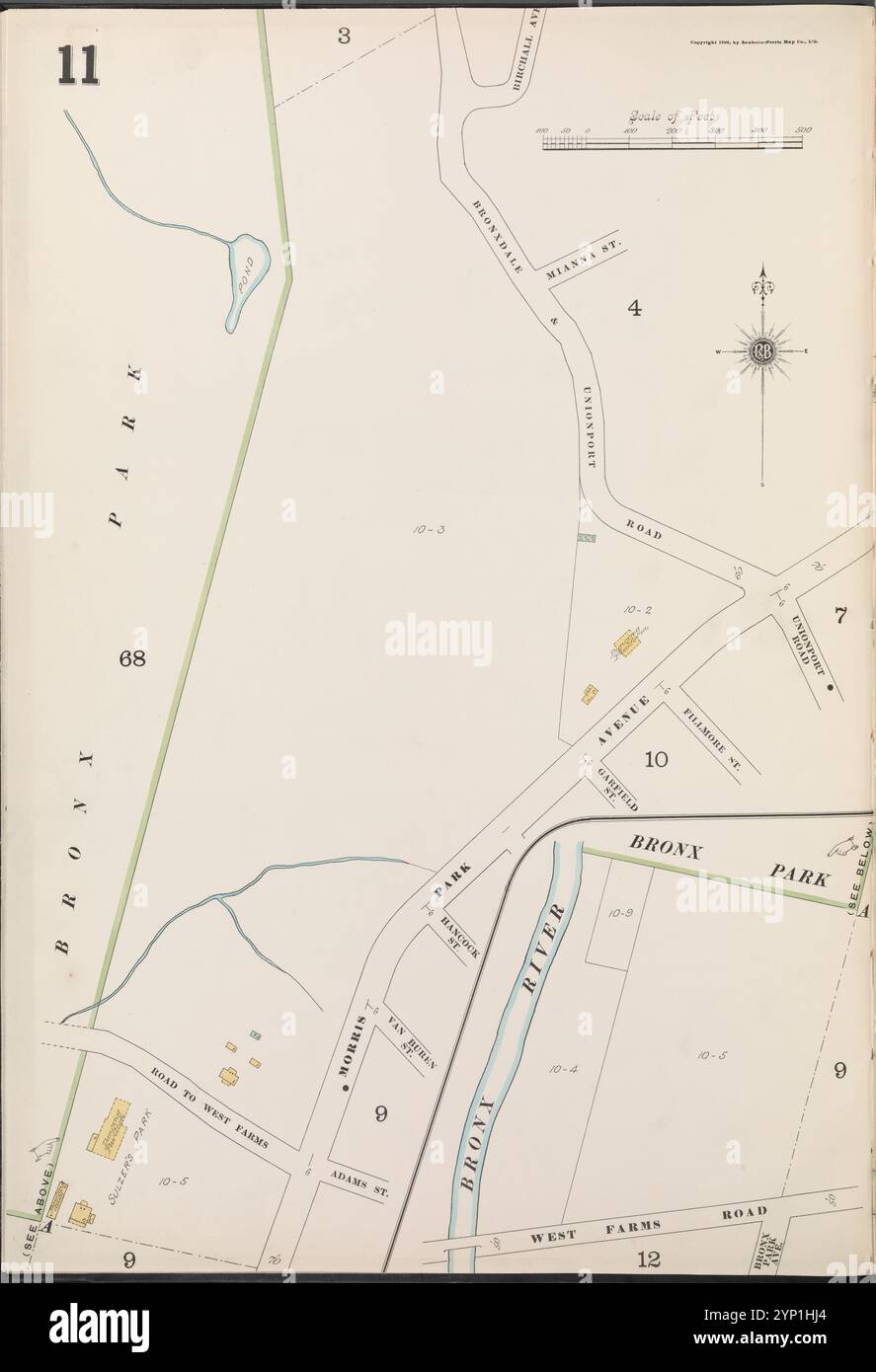 Bronx, V. A, Plate No. 11 [Map bounded by Morris Park Ave., Bronx Park ...