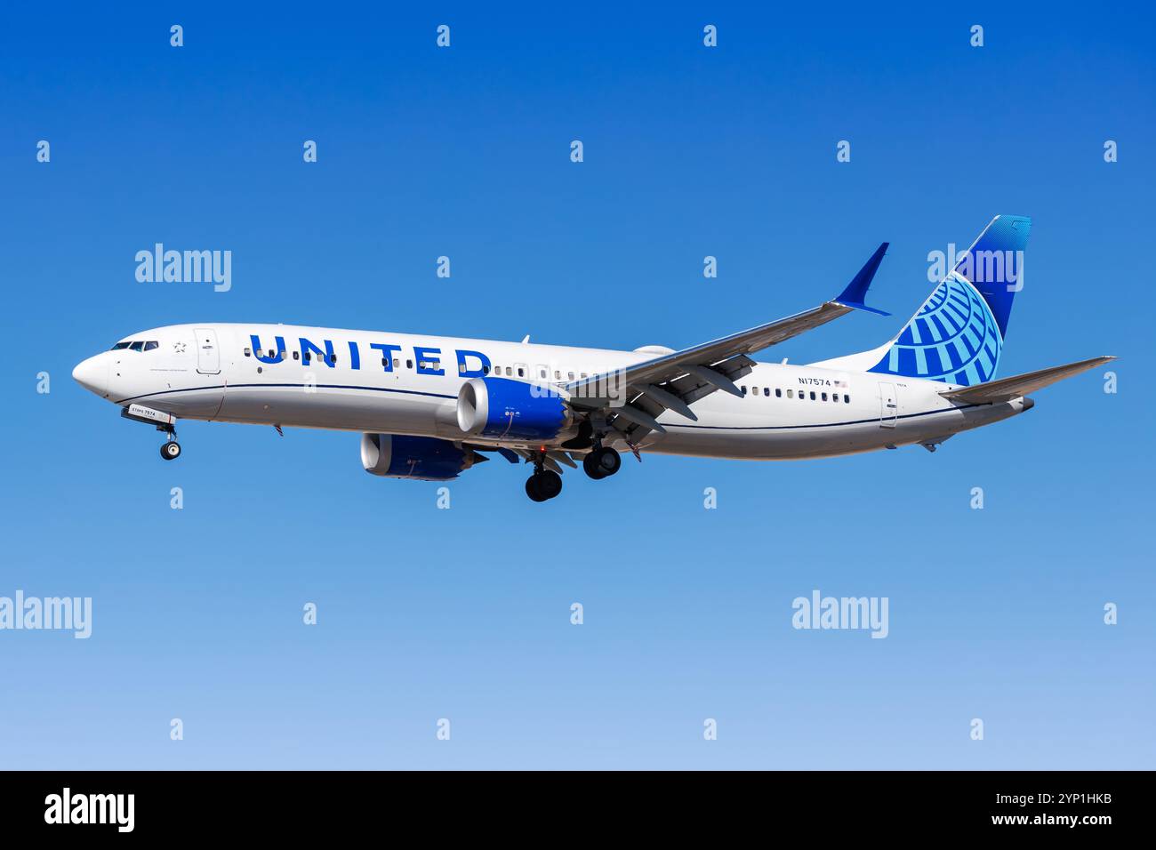 Las Vegas, United States - October 13, 2024: United Airlines Boeing 737 ...
