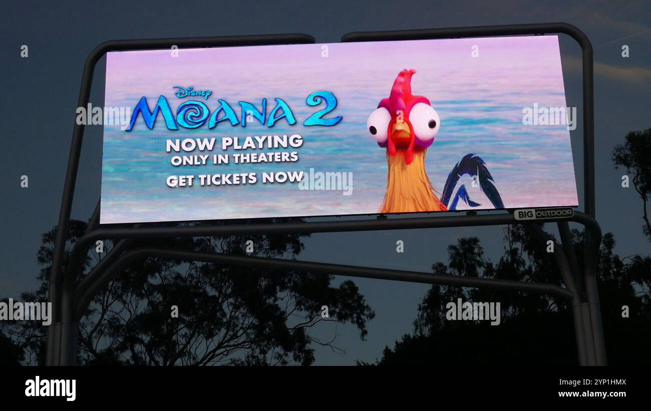 Los Angeles, California, USA 27th November 2024 Disney Moana 2 ...
