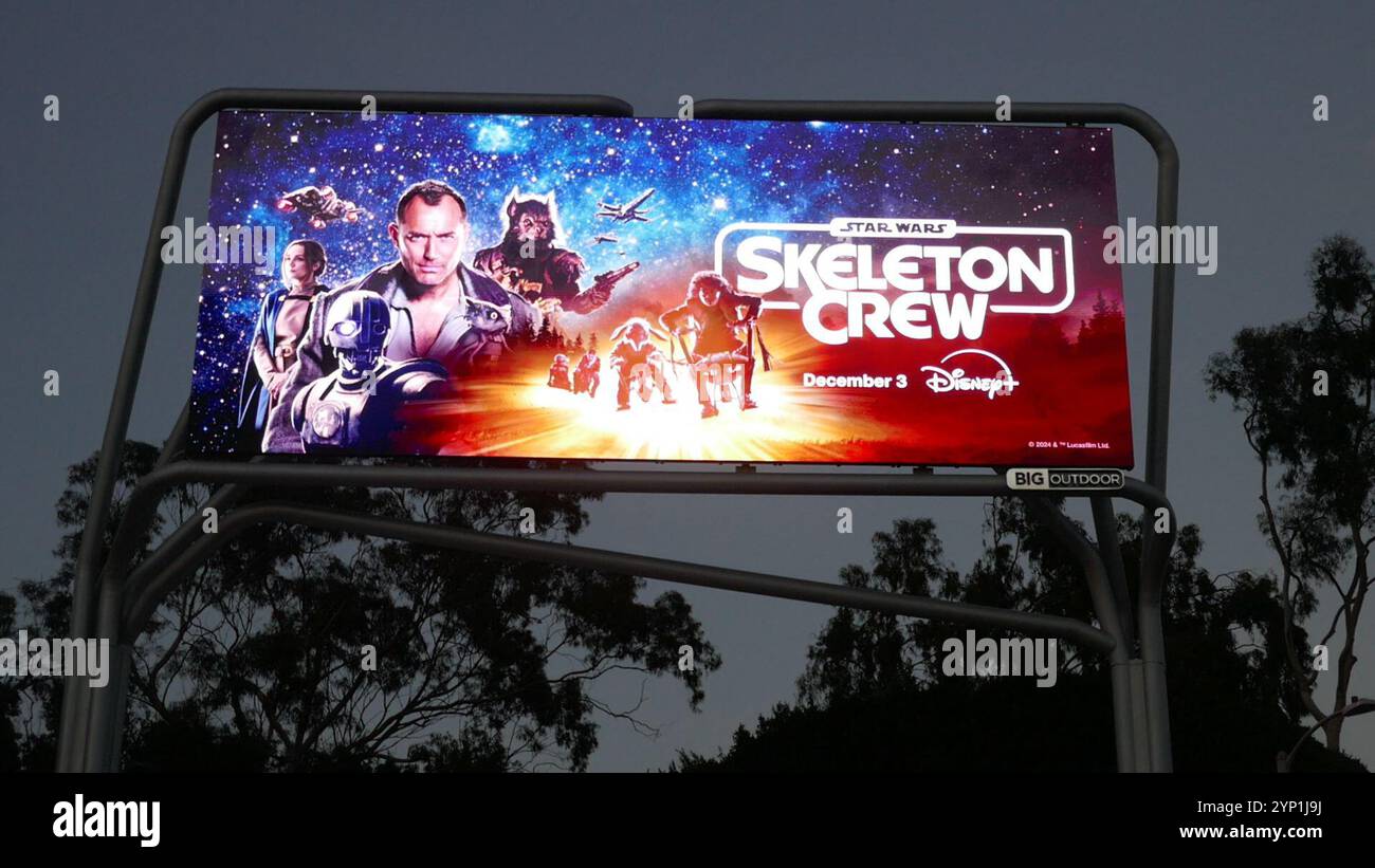 Los Angeles, California, USA 27th November 2024 Star Wars Skeleton Crew ...