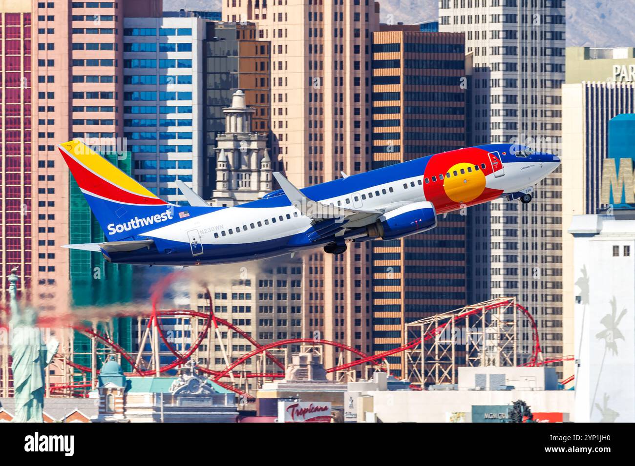 Las Vegas, United States - October 14, 2024: Southwest Airlines Boeing ...