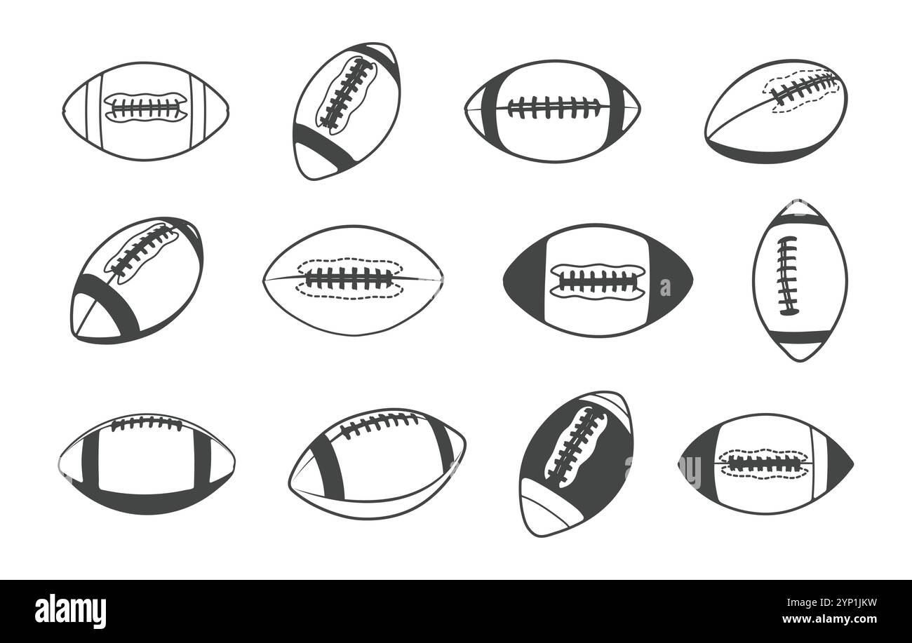 American football ball outline, Football outline, American football ...