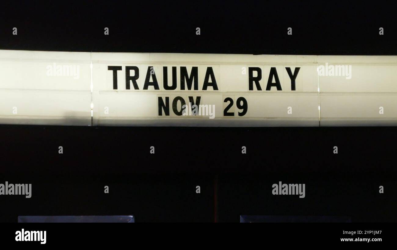 Los Angeles, California, USA 27th November 2024 Trauma Ray Marquee at ...