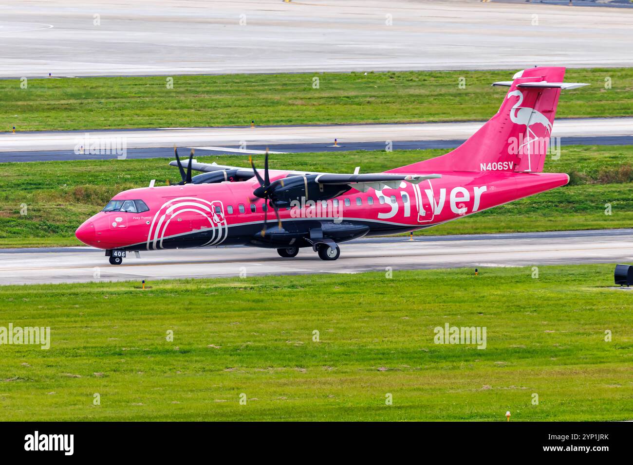 Tampa, United States - October 16, 2024: Silver Airways ATR 42-600 ...