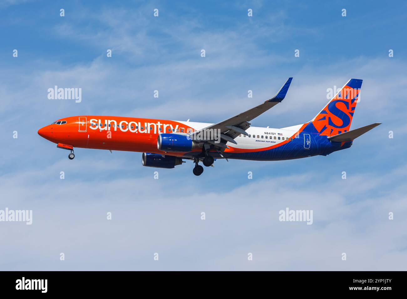 Los Angeles, United States - October 11, 2024: Sun Country Airlines ...