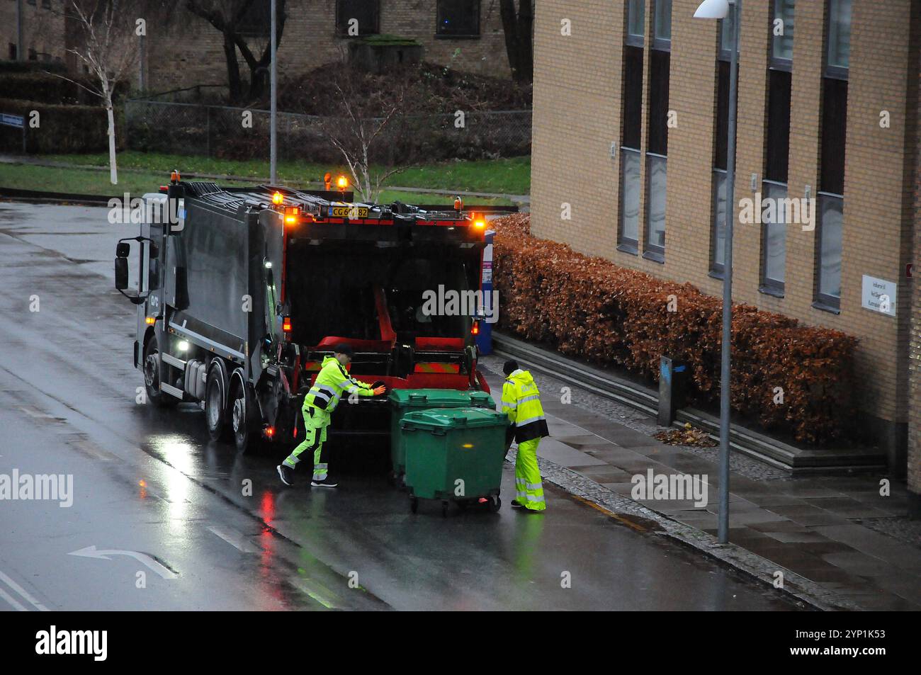 Copenhagen/ DenmarK/28 November 2024/ revonation truck or recycling ...