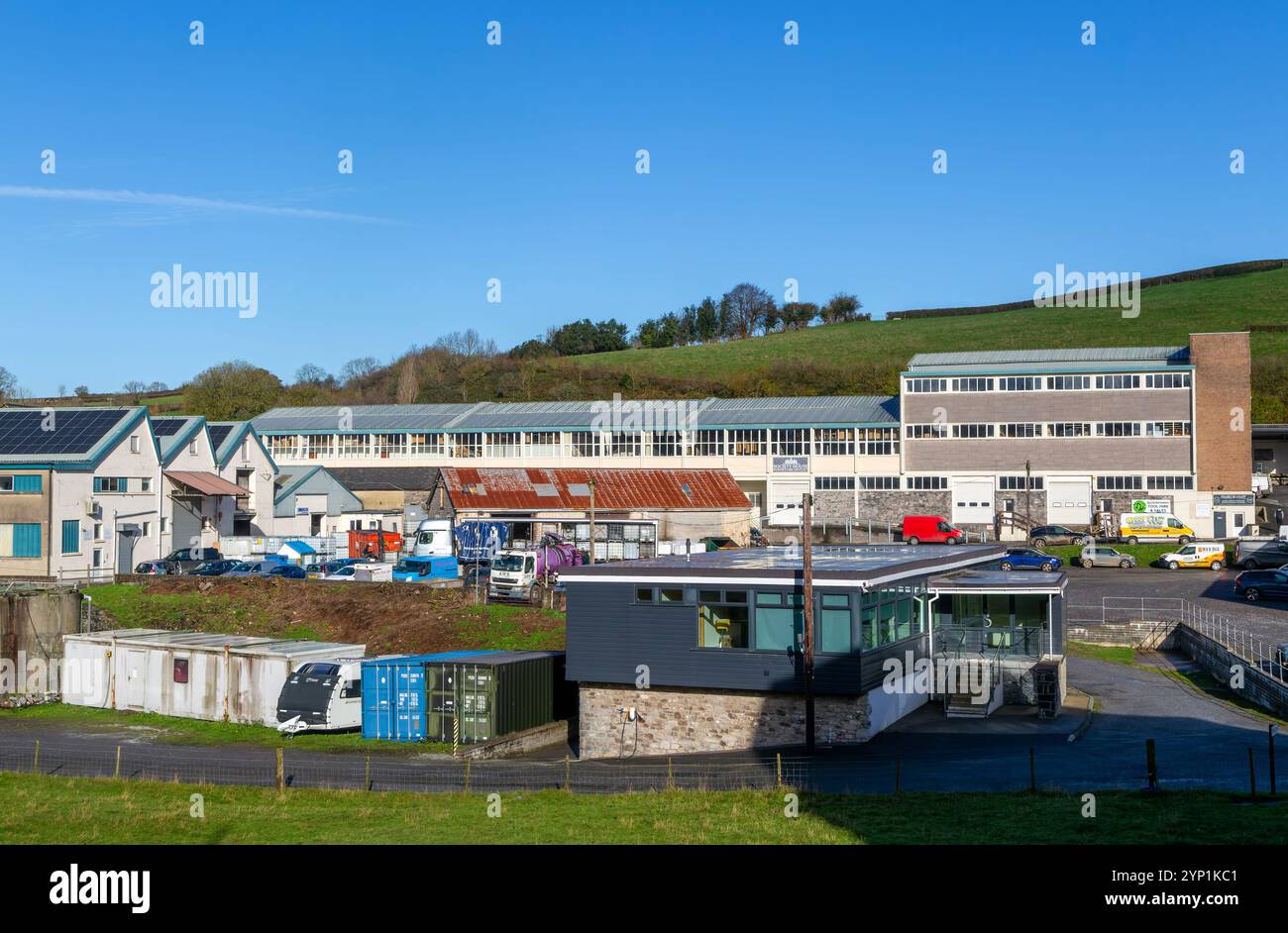 Industrial units in Devonia Sheepskins factory, Buckfastleigh, Devon ...